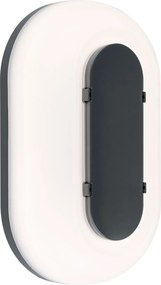 P 94957 LED venkovní nástěnné svítidlo Elunor IP65 podlouhlé 122x212mm 2200 - 4000K 18,5W 230V antracit/bílá polykarbonát - PAULMANN