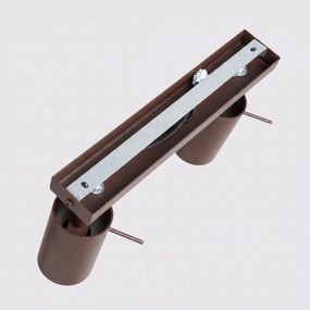 Sollux Lighting Stropní svítidlo RING 2 hnědé