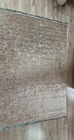 HU Moderní koberec Parys v béžovo-stříbrném provedení – Béžové stříbro Rozměr: 50x80 cm