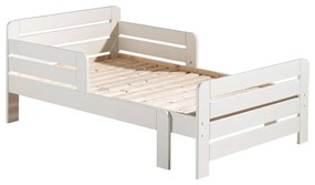 Bílá rostoucí postel Vipack Jumper White, 90 x 140/200 cm