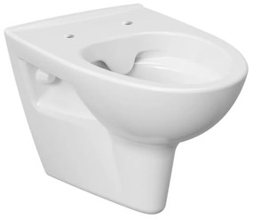 Cersanit Parva záchodová mísa závěsná Bez oplachového kruhu bílá K27-061