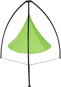 Závěsné houpací křeslo, zelená, KLORIN NEW KIDS CACOON HAMMOCK