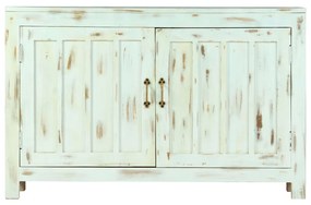 Příborník světle modrý 110x35x70 cm masivní mangovníkové dřevo 247763