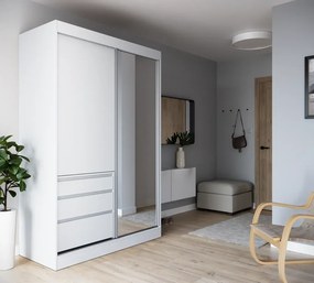 Posuvná skříň se zrcadlem HAIDAR 140