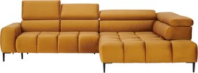 XXXLutz ROHOVÁ SEDAČKA, textil, curry žlutá Welnova - Sedací soupravy - 0023070161BP