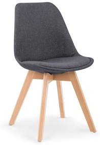 Halmar Jídelní židle K303, tmavě šedá