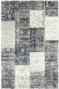 Koberce Breno Kusový koberec VELVET 3106/920, Šedá, Vícebarevné, 155 x 230 cm