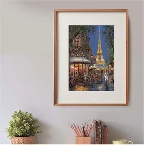 CLEMENTONI Puzzle Paříž - Kavárna u Eiffelovky / 500 dílků / od 18 let