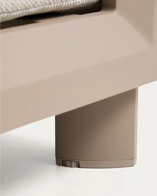 Krémové/taupe polstrované zahradní křeslo Nerano – Kave Home