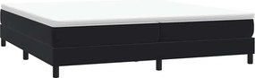 Postel Box Spring bez matrace černá 200x220 cm samet 3315893