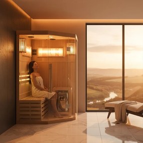 BPS-koupelny Finská sauna Relax  120x120, 1-2 osoby