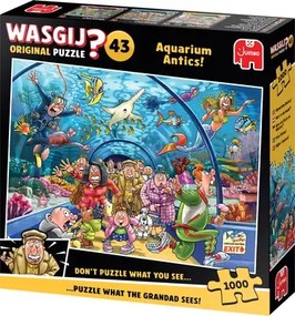 JUMBO Puzzle WASGIJ Original 43: Hrátky v akváriu! / 1000 dílků / od 1
