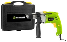 Fieldmann FDV 200751-E Příklepová vrtačka Příkon: 750 W, Rychloupínací sklíčidlo do 13 mm, Otáčky motoru bez zatížení: 0-2800 ot / min, Vrtání nebo