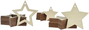 Bestent Dřevěné vánoční hvězdy, set 30 kusů