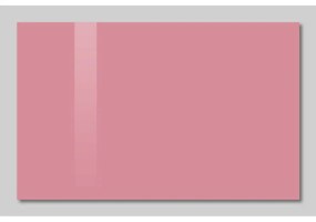 Růžová perlová firemní skleněná magnetická tabule Smatab® - 100 × 200 cm