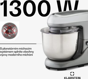 Klarstein Bella Pico 2G, kuchyňský robot, 1300 W, 1,7 HP, 6 stupňů, 5 l