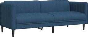 2dílná sedací souprava modrá textil 3209244