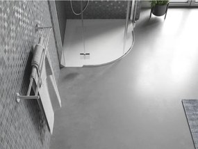 Mexen Bert čtvrtkruhový sprchový kout SMC 90 x 90 cm, bílý - 4KR109090