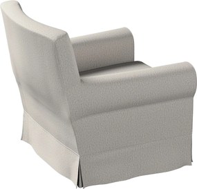 Potah na křeslo IKEA Ektorp Jennylund barva šedá látka pletený vzor