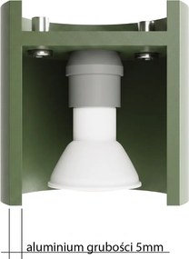 Sollux Lighting Stropní svítidlo ORBIS 1 olivově zelené