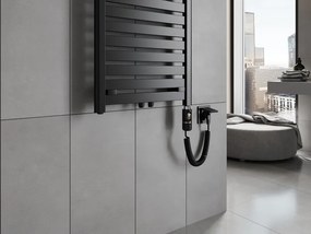Mexen Uran, elektrické topné těleso 1800x600 mm + topná tyč 900 W, černá, W105-1800-600-2900-70