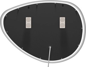Koupelnové zrcadlo Almafie 65x75 s Bluetooth – čiré sklo