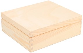 ČistéDřevo Dřevěná šperkovnice V (9 přihrádek)