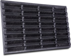 Vonkajšie čistiaci rohožka Mix Mats Brushes 105648 Black – na von aj na doma, 45x75, čierna, exteriér, Hanse Home
