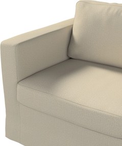 Potah na pohovku IKEA  Karlstad 2-místná , nerozkládací, dlouhý barva béžová látka pletený vzor