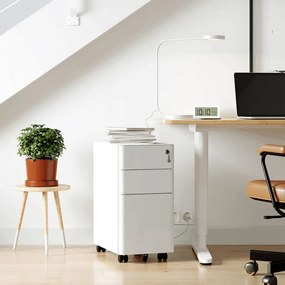 Mobilní skříňka bílá AUK-E1130 WT