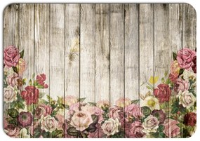 Prostírání - 501, Dřevo s květy růže