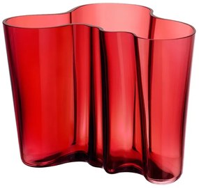 Váza Alvar Aalto 160mm, brusinková