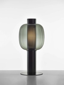 Venkovní designová lampa Brokis Bonbori Large PC1167 Povrch Montury: měděná metalická (CCS2748), Barva skla: šedá kouřová - transparentní sklo (CGC516), Stmívání: CASAMBI CBU-TED (CEDV2855)