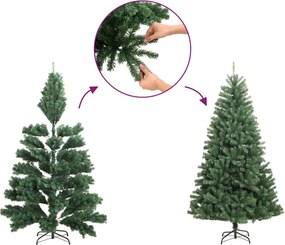 Umělý vánoční stromek se 150 LED 120 cm 3315748