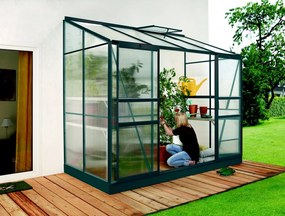 Skleník VITAVIA IDA 3300 polykarbonát zelený Dekorhome Polykarbonát 4 mm