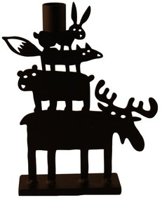 Svícen Moose Pyramid, Bengt &amp; Lotta Švédsko malý 13,5 x 8 cm