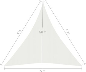 vidaXL Stínící plachta 160 g/m² 5 x 6 x 6 m HDPE [311263] Barva: taupe