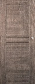 posuvné interiérové dveře do pouzdra MADERA plné, model 3 Průchozí rozměr: 70 x 197 cm, Orientace dveří: Levé dveře, Dekor: Bílá