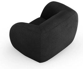 Tmavě šedé křeslo z textilie bouclé Essen – Cosmopolitan Design