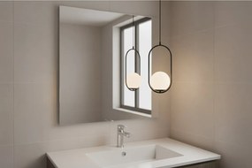 Závěsné svítidlo Florence, 1x bílé skleněné stínítko, b, U