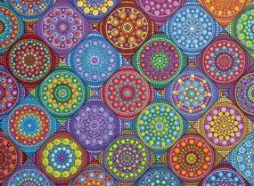 RAVENSBURGER Puzzle Nádherné mandaly / 500 dílků