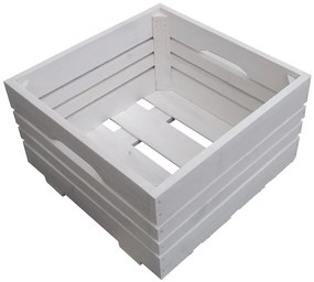 Truhlík bedýnka 43x43x26 cm -16 mm bílý 4V