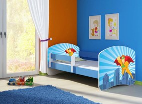 Dětská postel - Superhrdina 2 180x80 cm modrá