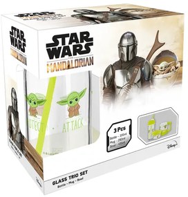 Dětský svačinový set, Mandalorian Grogu, Disney, 3ks