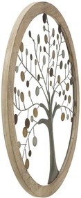 Nástěnná dekorace Mauro Ferretti Tree, 61x1,8 cm, zlatá/hnědá