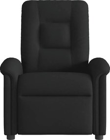 Elektrické polohovací křeslo černé textil 3303236