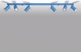Sollux Lighting Stropní svítidlo RING 6L azurové