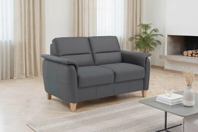 XXXLutz DVOUMÍSTNÁ POHOVKA, černá, pravá kůže Sit & More - Pohovky - 0001440332F5