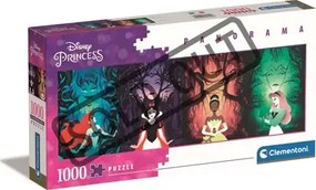 Clementoni - Puzzle Panorama - Disney princezny / 1000 dílků / od 14 l