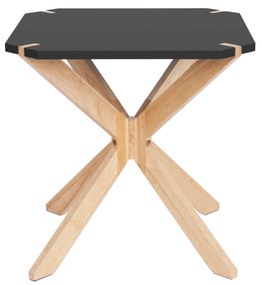 Černý dřevěný odkládací stolek Xirom M